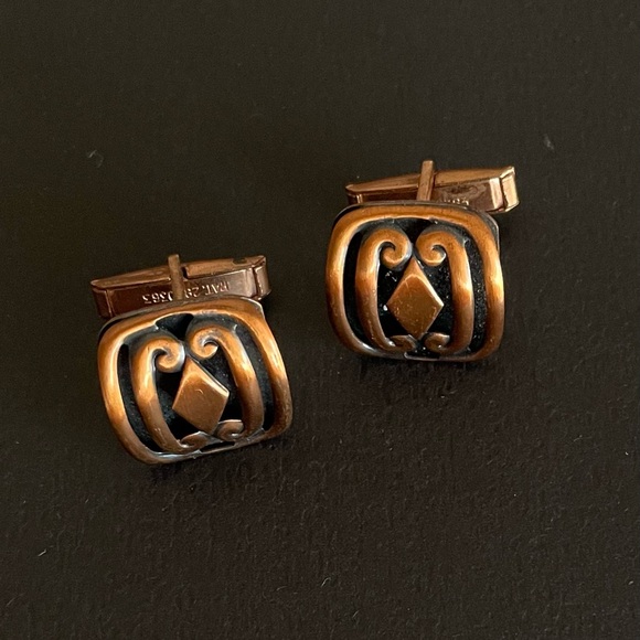 Vintage | Accessories | Vintage Signed Modernist Copper And Black ...